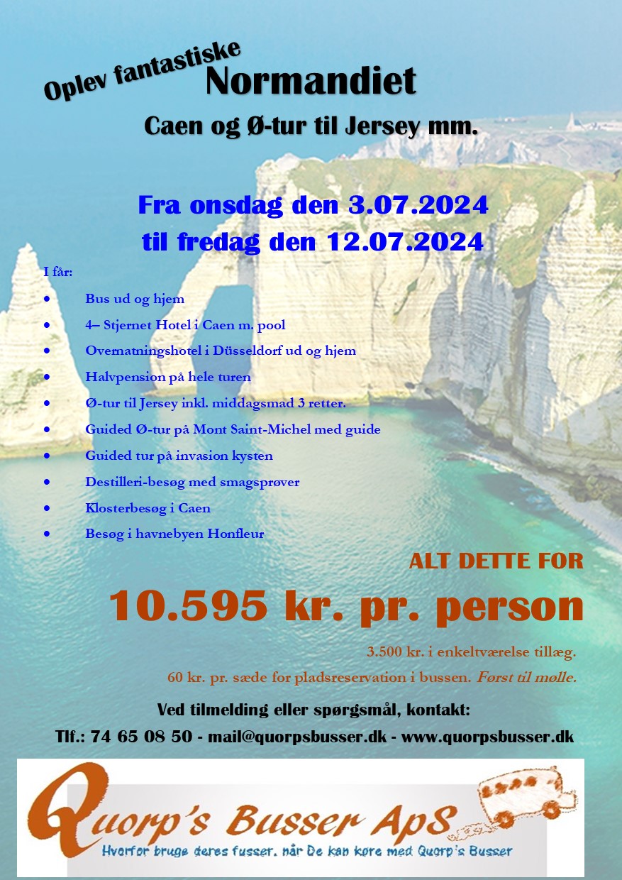 Normandiet | Quorp's Busser ApS